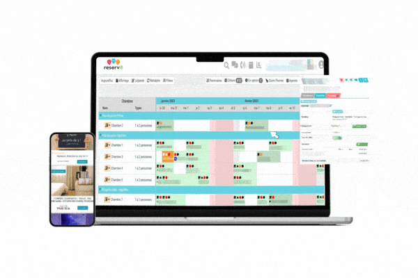 Logiciel tout en un pour gîte et auberge | Reservit Canada